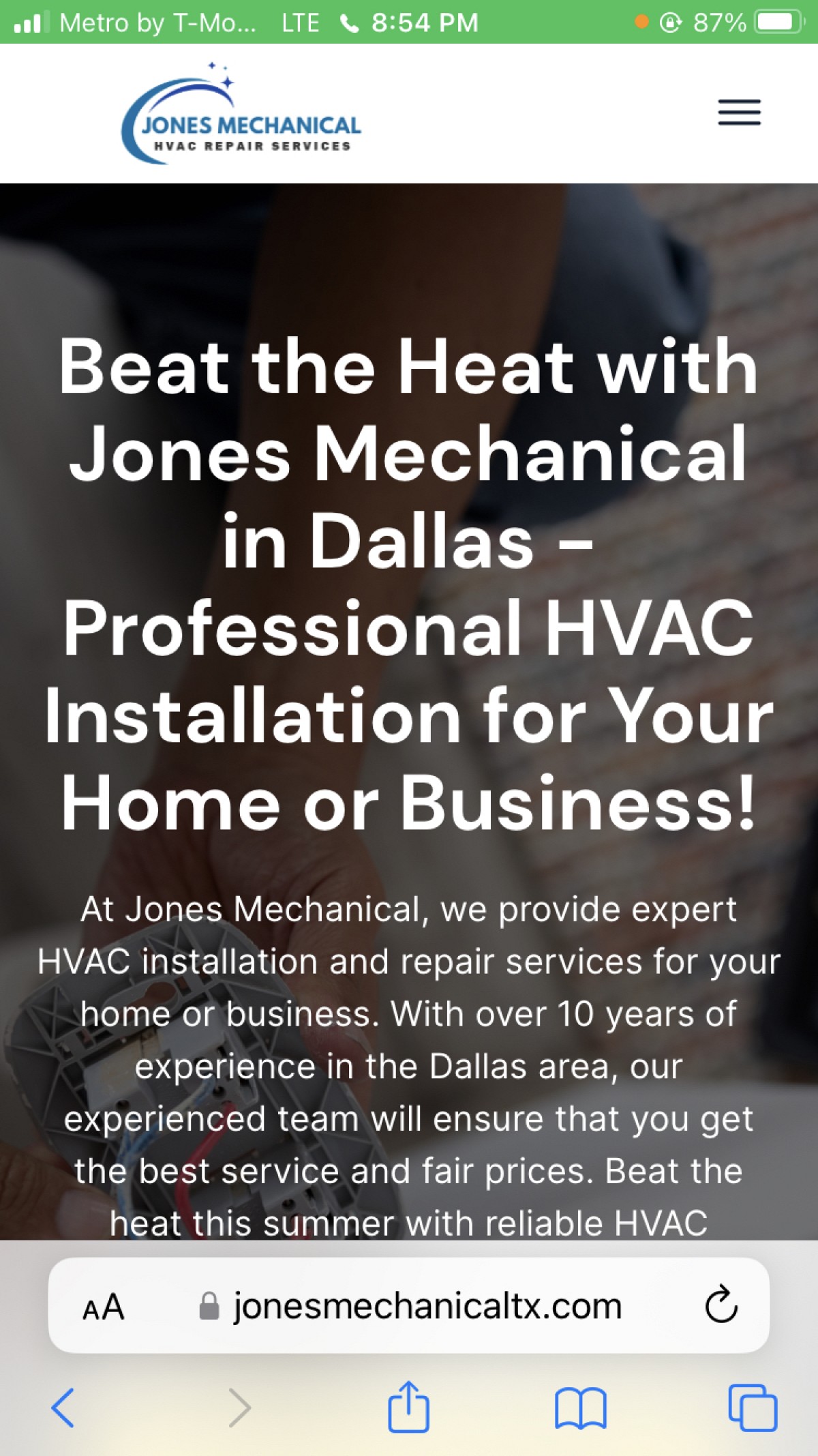 Jones Mechanical HVAC Dallas, TX, 75232 | Networx