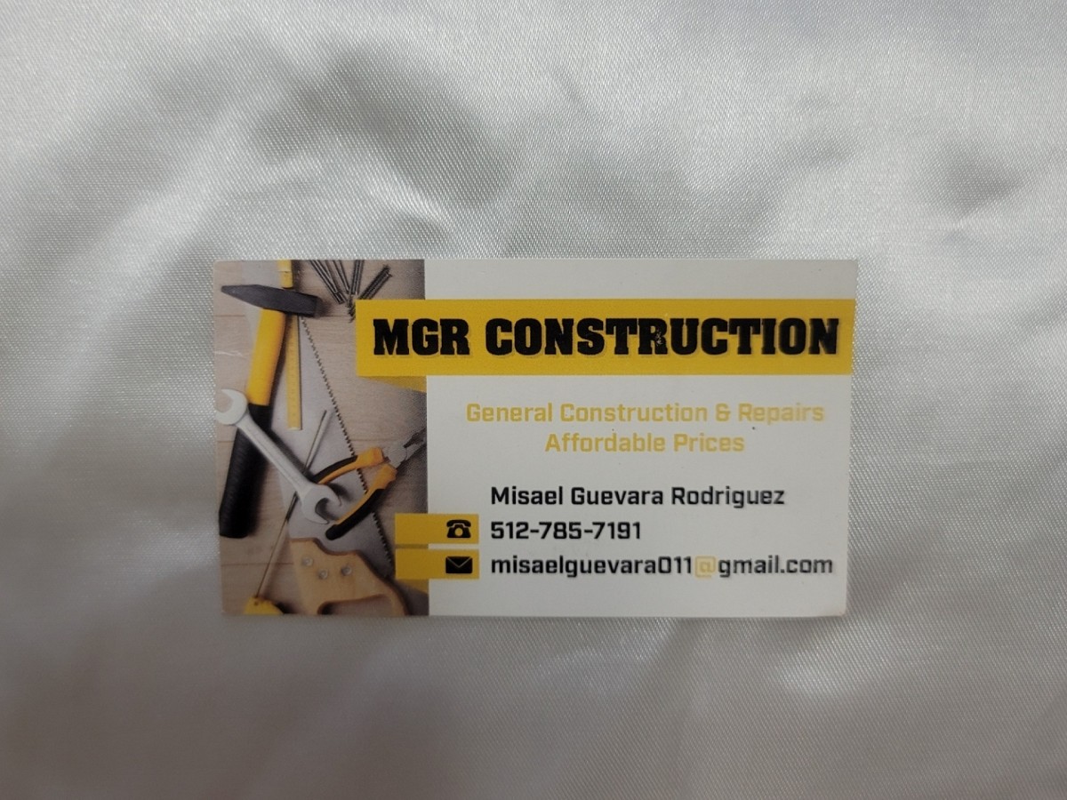 MGR Construction, LLC Georgetown, TX, 78628 | Networx