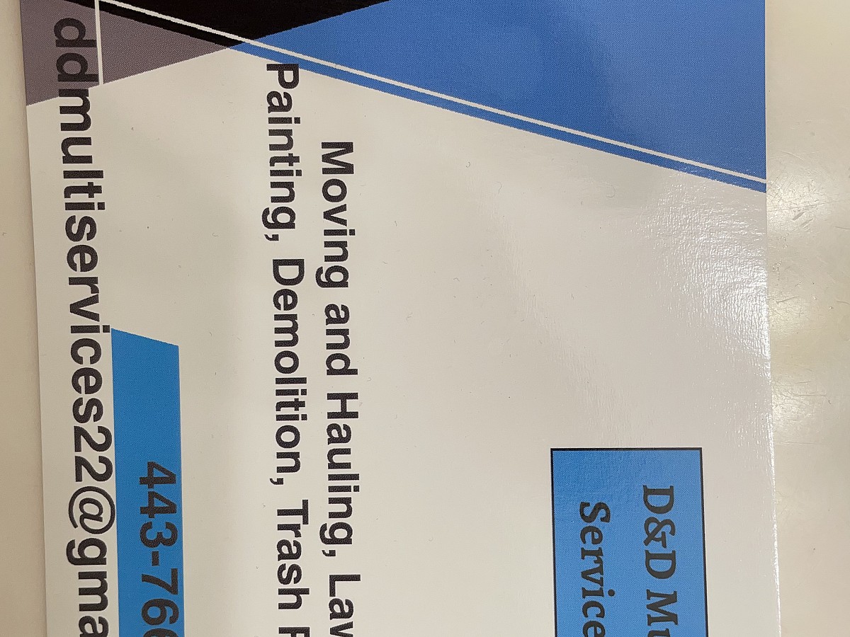 D&D Multi Service Owings Mills, MD, 21117 | Networx