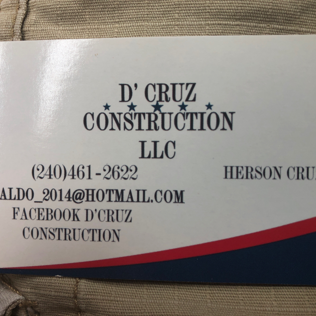 D'Cruz Construction, LLC Silver Spring, MD, 20902 | Networx