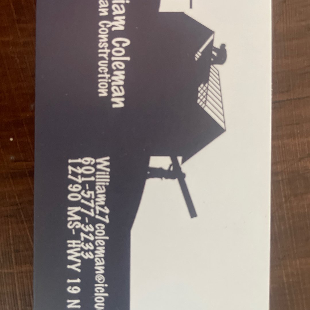 Coleman Construction Philadelphia, MS, 39350 | Networx